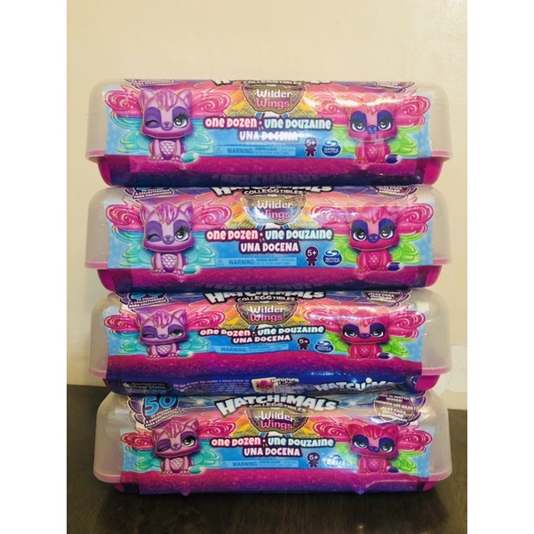 Hatchimals CollEGGtibles Wilder Wings 12-Pack Egg Carton with Mix and ...