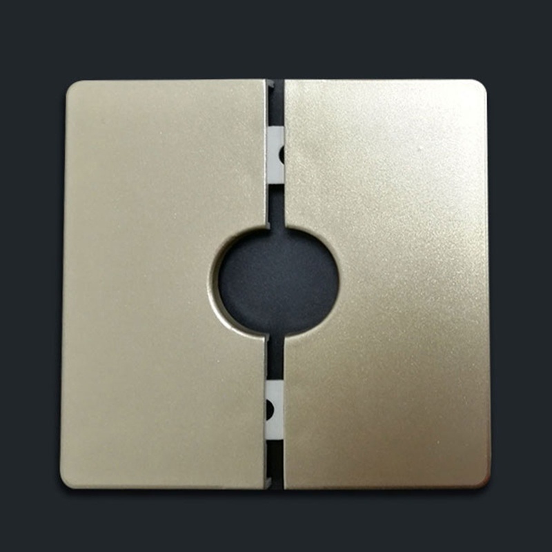 RUN Split Square Escutcheon Plate Wall Split Flange Snap-on Hole ...