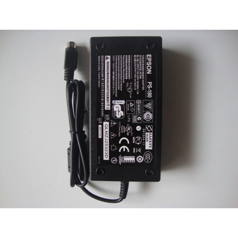 Brand New EPSON/EPSON Printer Power Adapter 24V2A/24V2.1A (PS-180) 3 ...