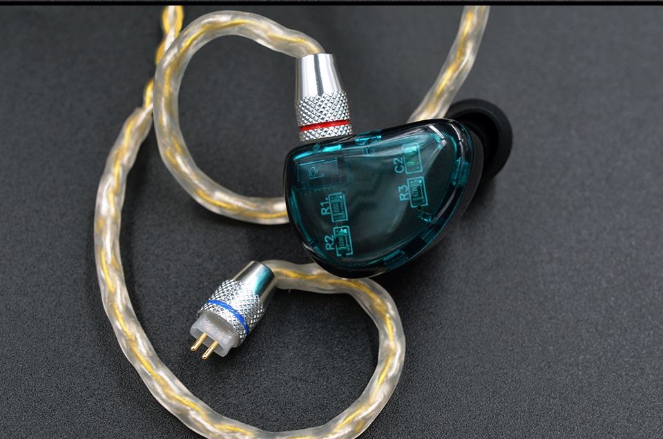 [Shopee Choice] KZ Gold Silver Mixed plated Upgrade cable Earphones ...