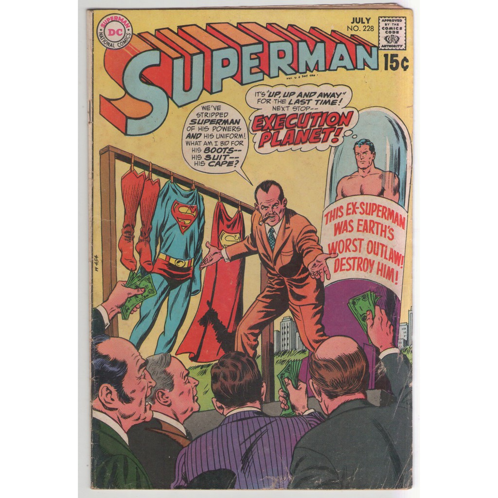 Superman 228, 251 (1970-72) 251 has 52 pages, Neal Adams cover. Bronze ...