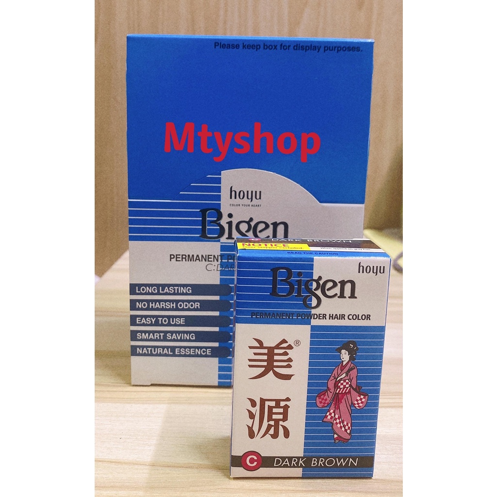 Bigen Permanent Powder Hair Color 6g | Shopee Philippines