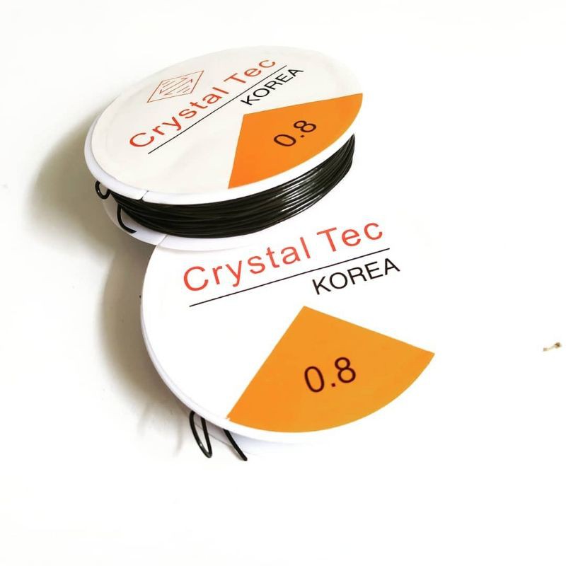 Elastic rubber / elastic string / Korean crystal tec 0,8 | Shopee ...
