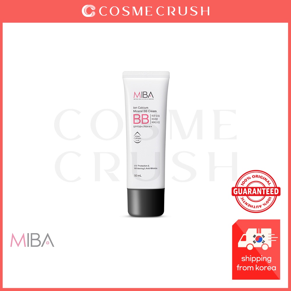 MIBA Ion Calcium Mineral BB Cream 50ml SPF50 PA+++ | Shopee Philippines