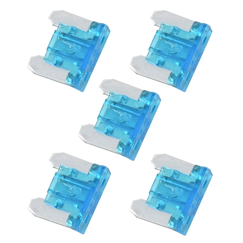 5pcs 15A 15Amp Blue Micro Mini Blade Fuses For Auto Car Truck Boat ...