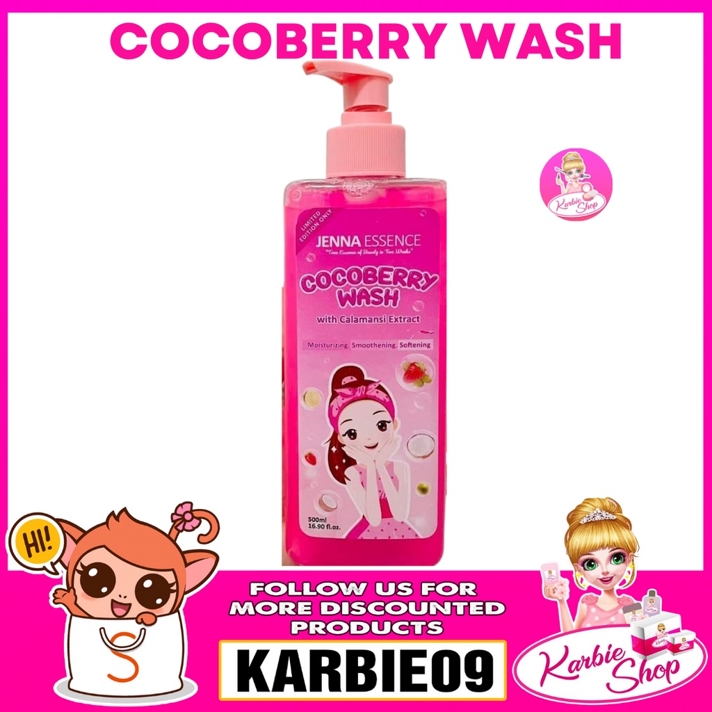 Orig Cocoberry Wash with Calamansi Extract by Jenna Essence 500ml ...