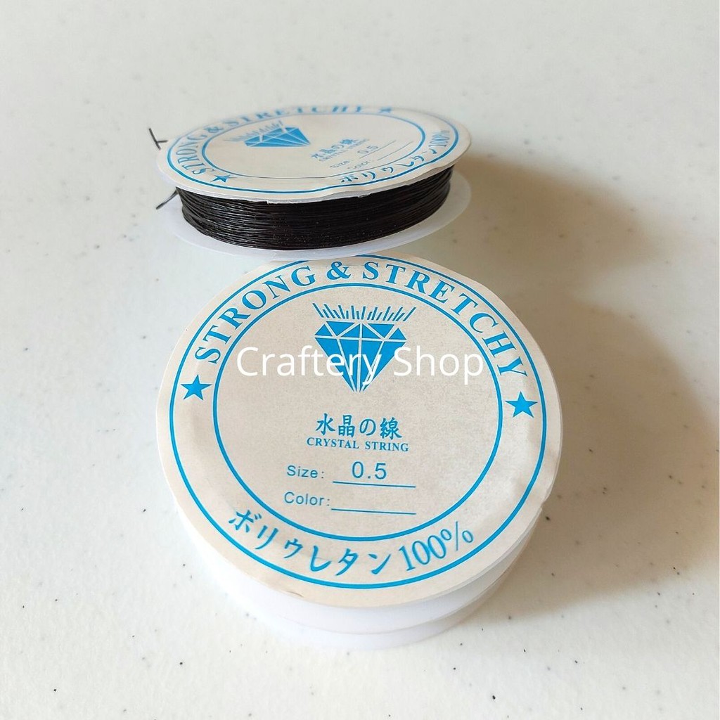 Stretchable Nylon String Black and Transparent | Shopee Philippines