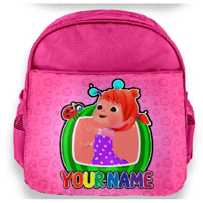 Personalized Kids Back pack Cocomelon Changeable Name and Character ...