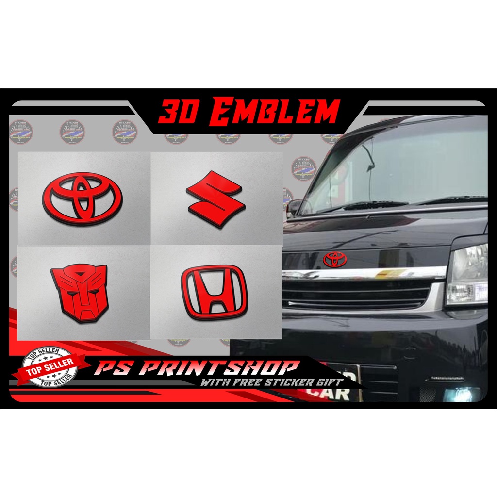 Car 3D Emboss Emblem Logo For Car,Motorcycle Transformer,Toyota,Mazda ...