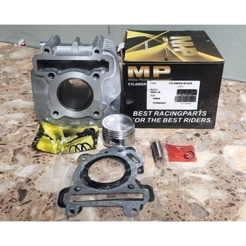 MP CYLINDER BLOCK SET 50MM STEEL BORE VEGA ZR RR DRUM/VEGA FORCE ...