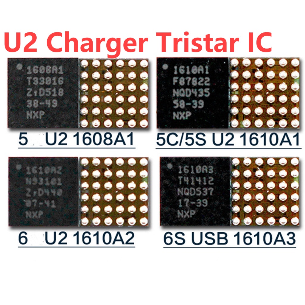 U2 Charger Charging Tristar Ic 1608a1 1610a1 1610a2 1610a3 610a3b 1612a1 1614a1 1616a0 for I5 5s ...