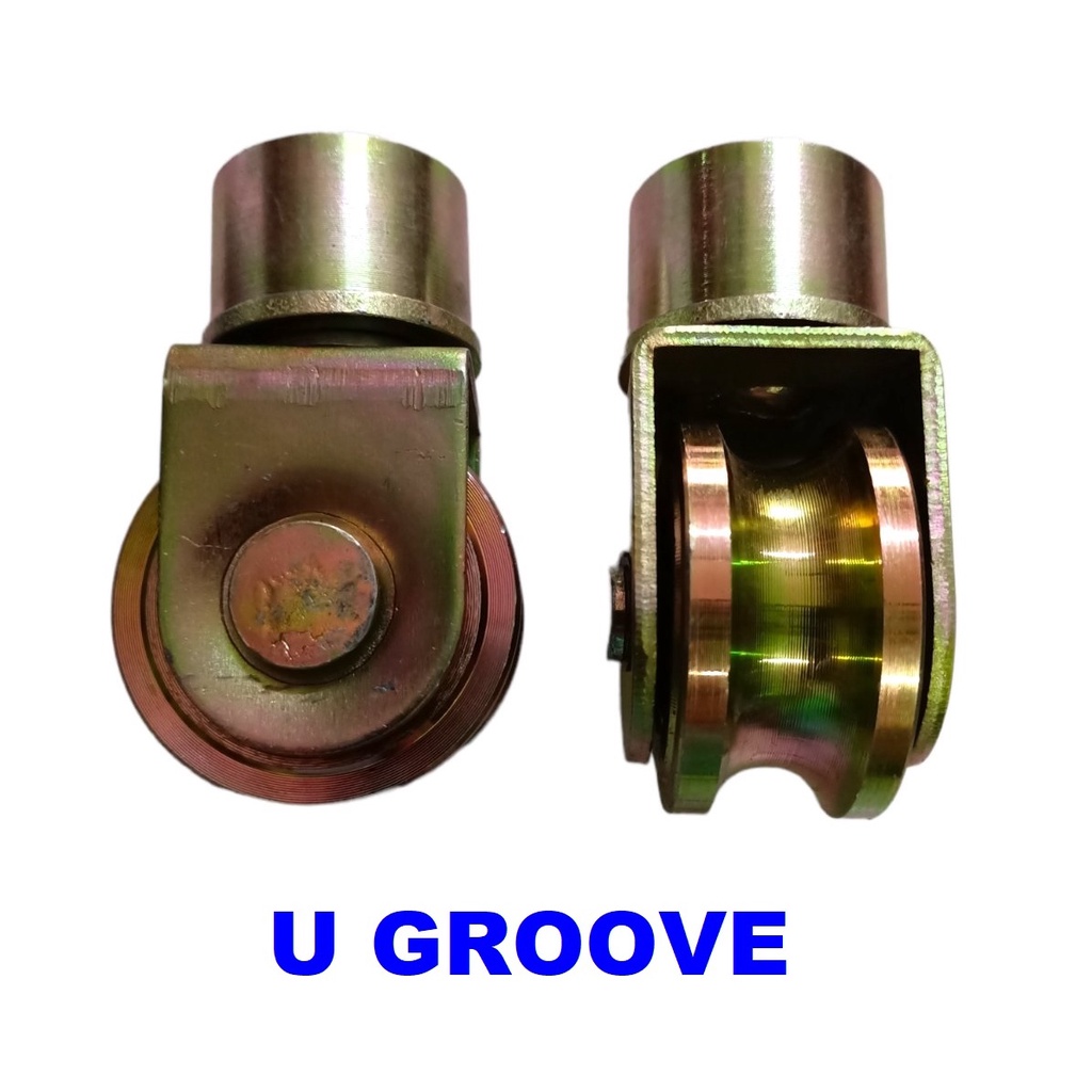 SLIDING GATE ROLLER WHEEL 48mm SWIVEL TYPE U or V TYPE | Shopee Philippines