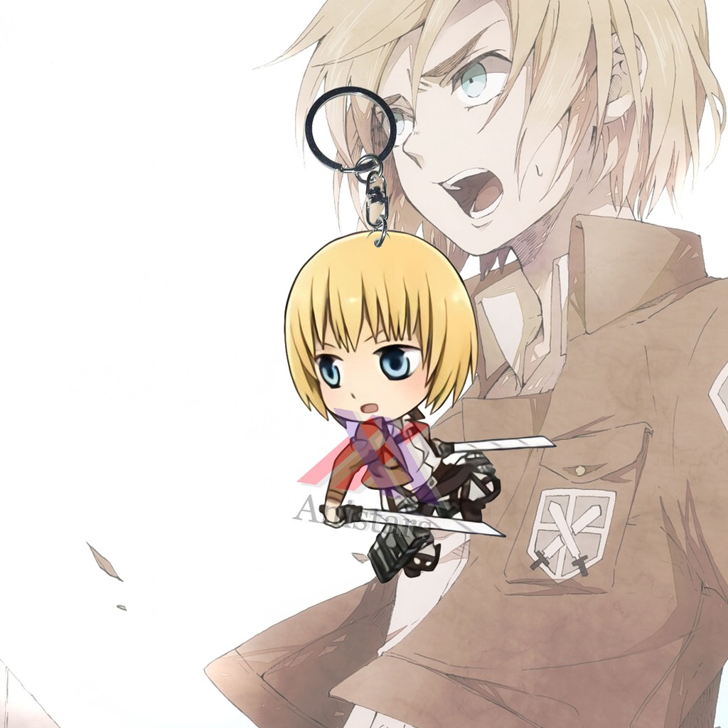 GANTUNGAN Attack on Titan Armin Arlert Anime Keychain - Key Chain ...