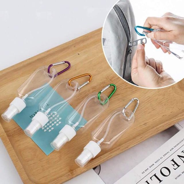 Keychain Alcohol spray bottle Disinfectant Transparent spray perfume ...