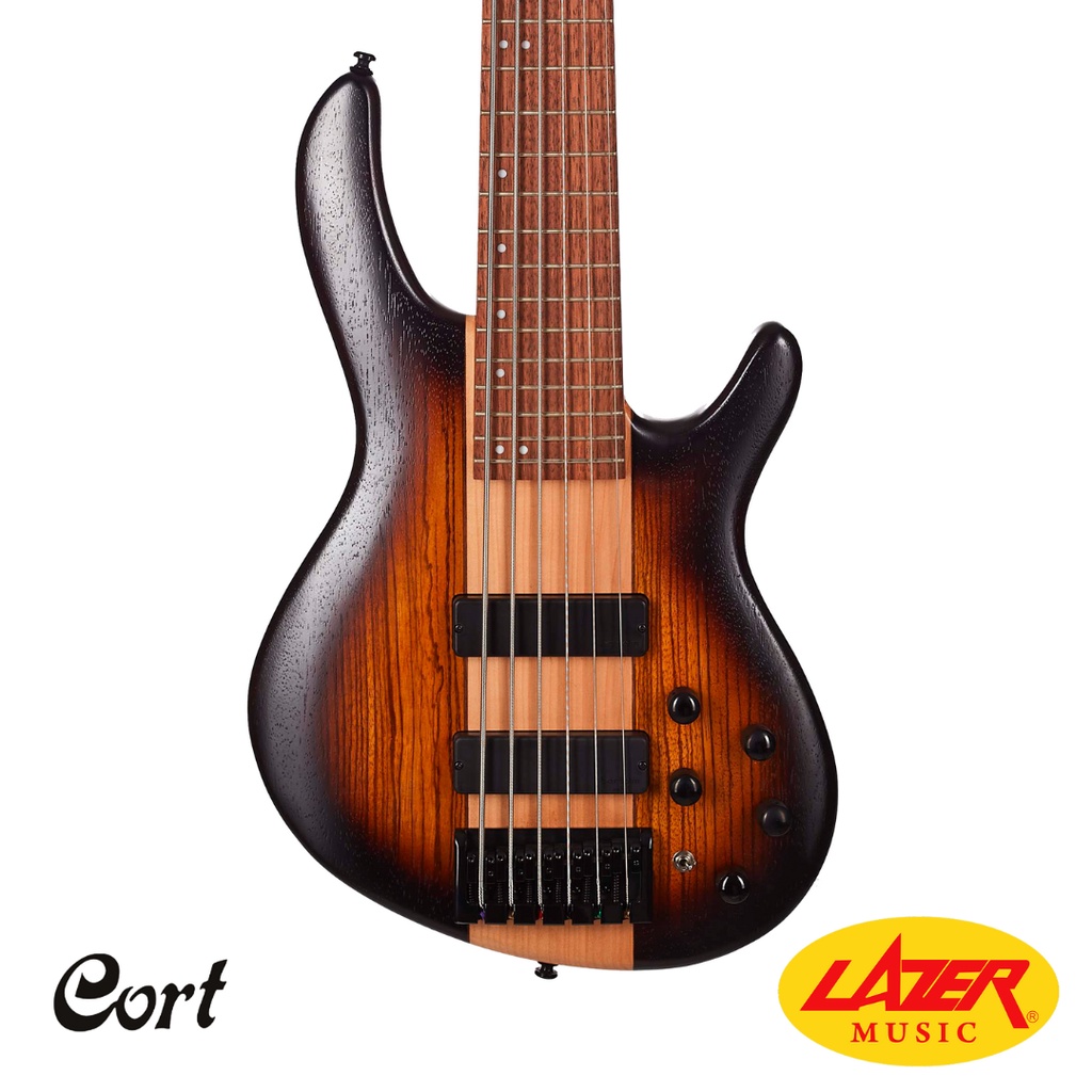 Cort C6 Plus ZBMH Hard Maple Neck 6 String Bass w/ Bartolini Pickups ...