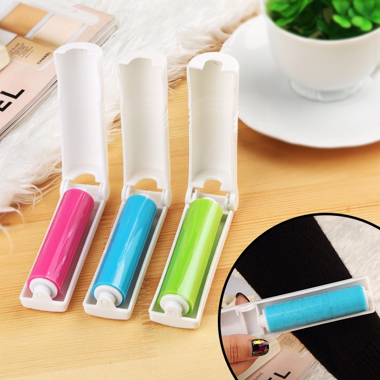 AKT Portable Washable clothes Dust Sticky Hair Remover device | Shopee ...