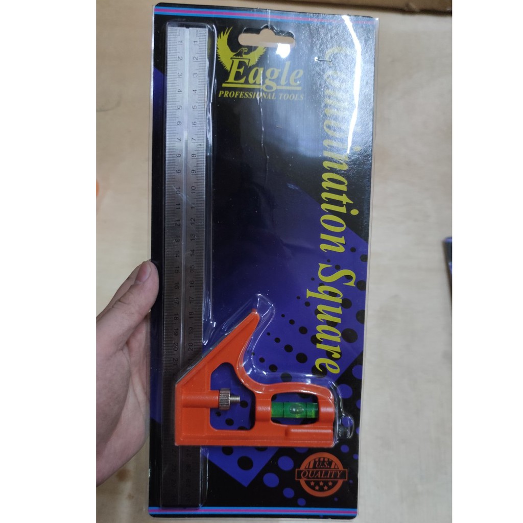 Eagle Combination Try Square / Tri Square (Iskwala) 300mm / 11.8Inches ...