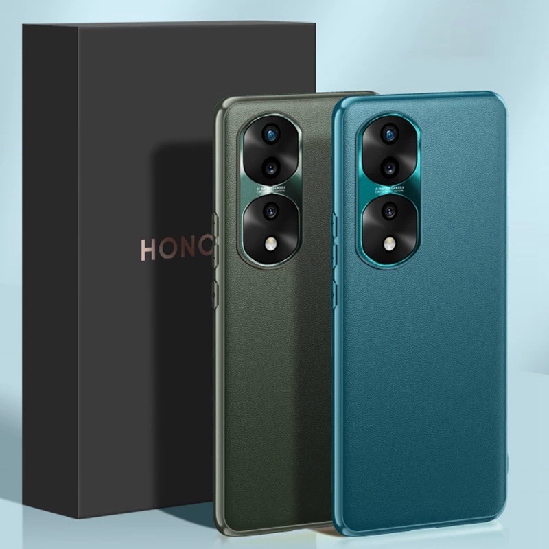 For Honor 70 / 70 Pro Luxury Shockproof Vegan Leather Texture Soft ...