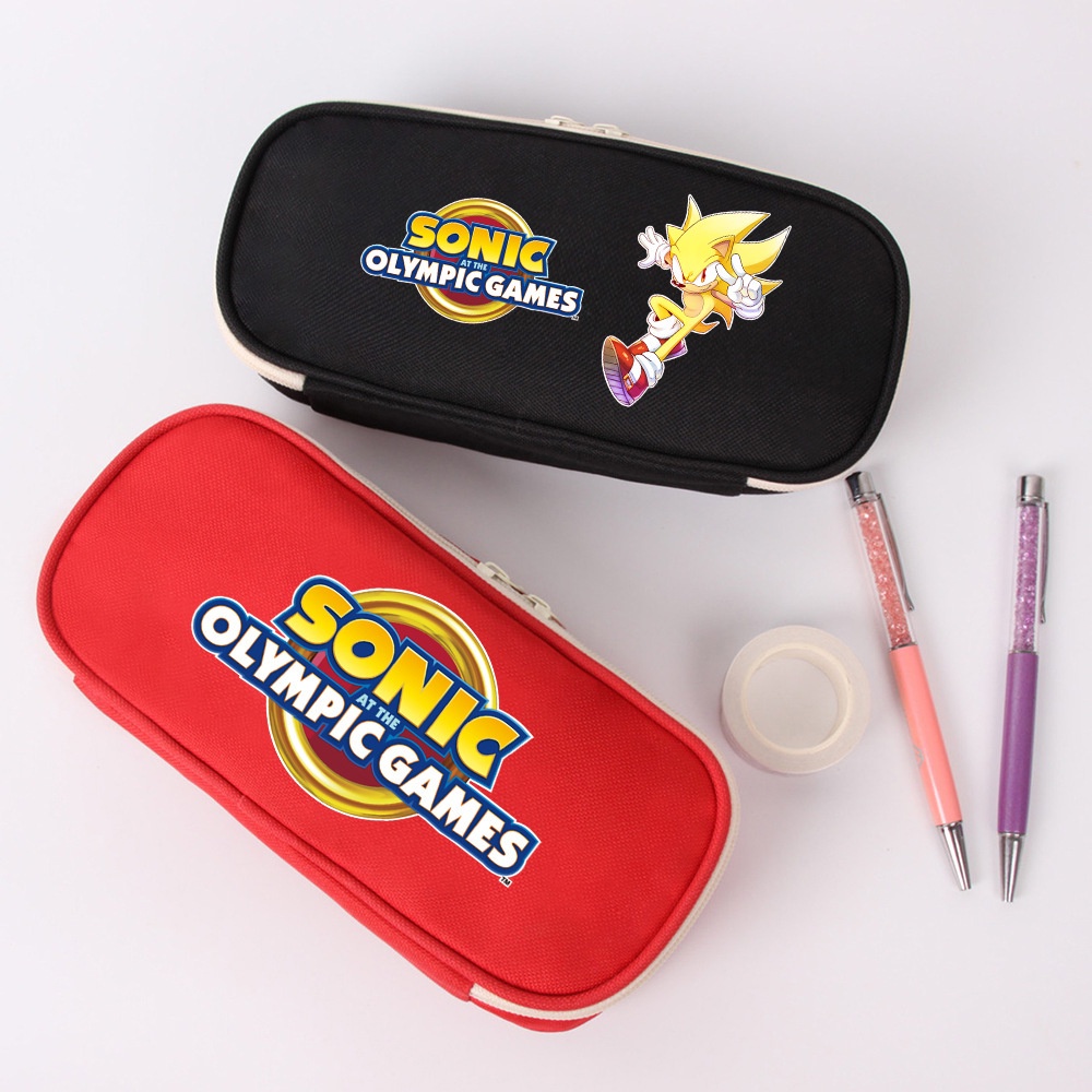 Sonic The Hedgehog Anime Canvas Multi-function Cartoon Student ...