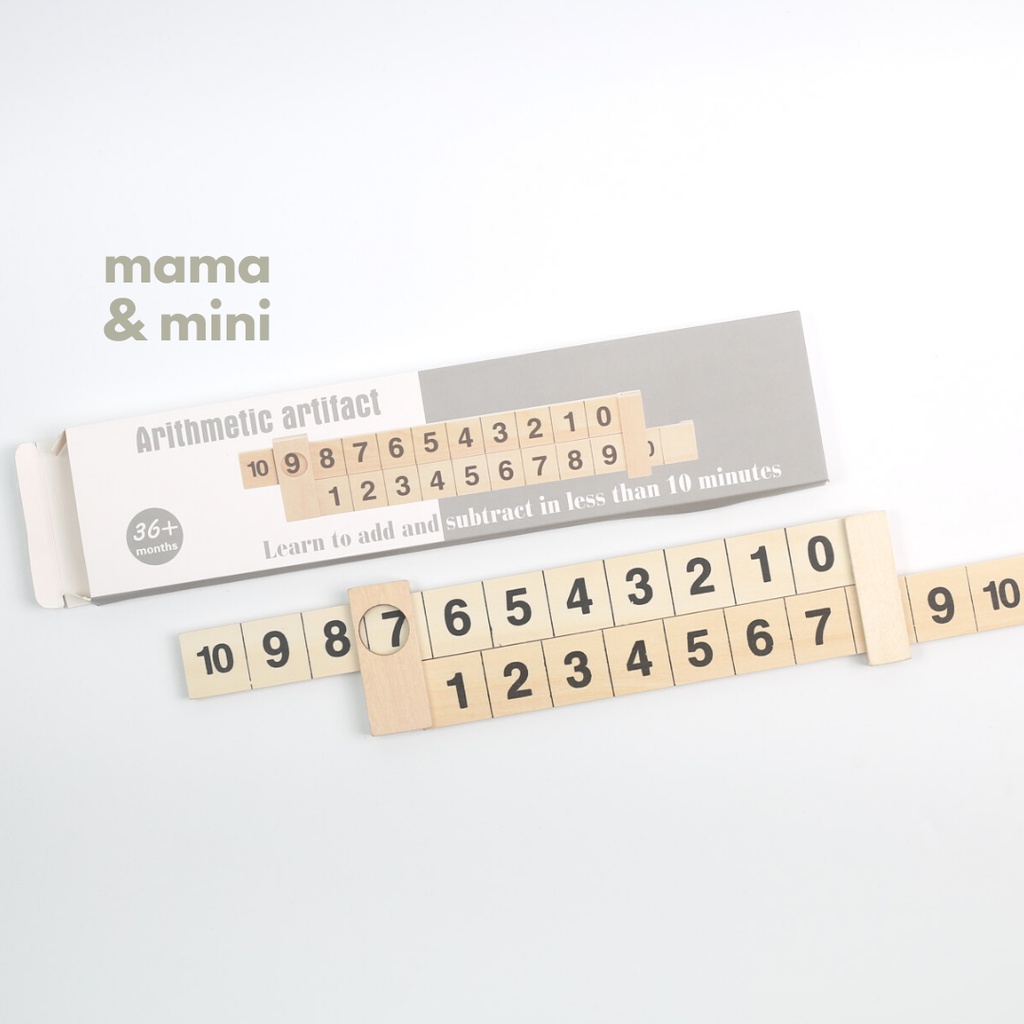 Math Operations Adjustable Ruler Teaching Aid (Learn Basic Math ...