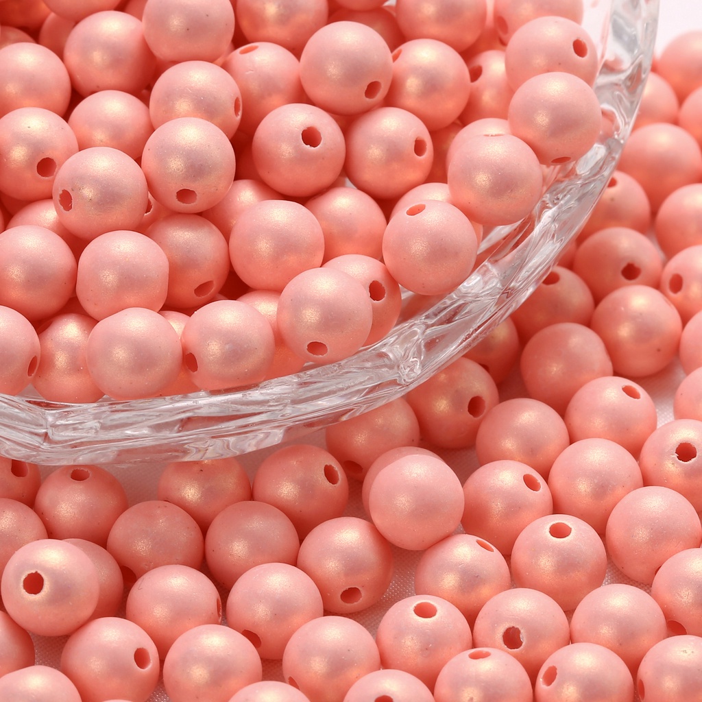 St.Kunkka 100Pcs 6 8 10 12Mm Dream Macaron Color Acrylic Beads Loose ...