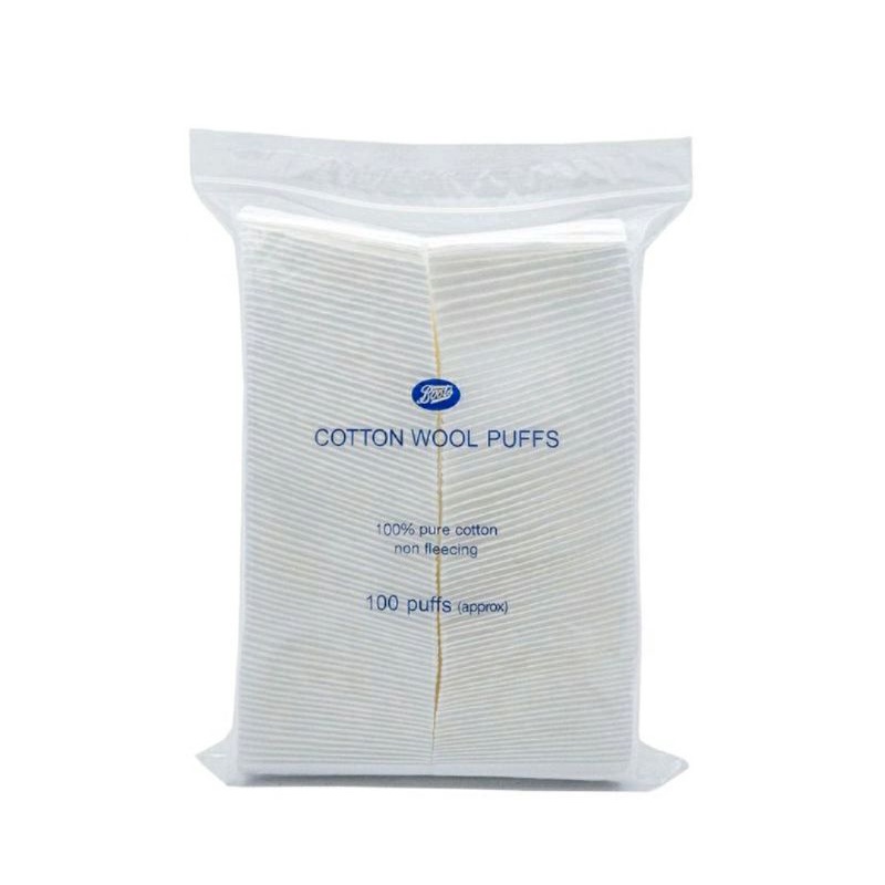 cotton Boots wool puffs Pads Rolled Edge And No Trim 100 Sheets ...