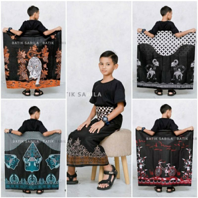 Children's BATIK Sarong | Elementary School Children's Sarong| Vespa ...