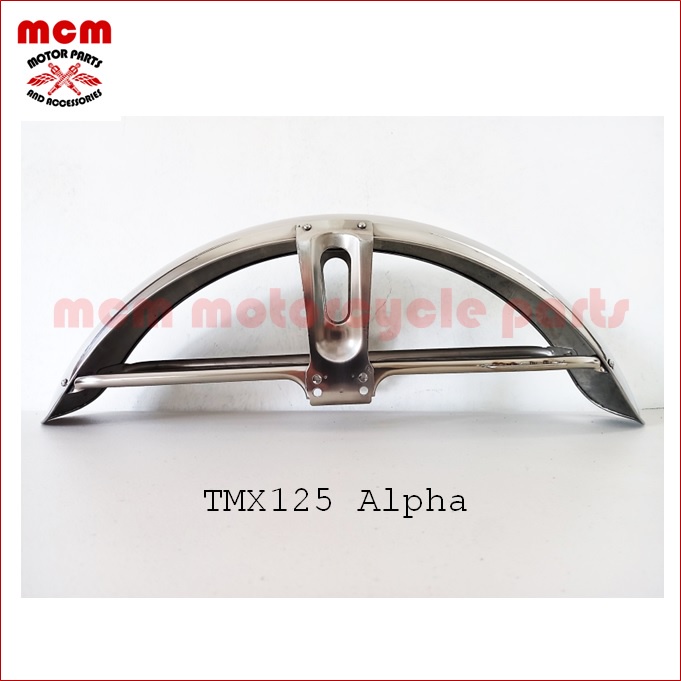 QUALITY Makapal Pure Stainless FRONT Fender Honda TMX 125 Alpha ...