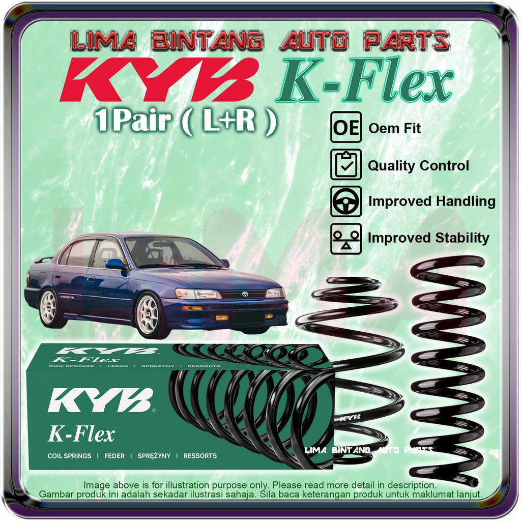 ( 1Pair ) Toyota Corolla AE101 , AE111 , SEG Coil Spring Standard Heavy ...