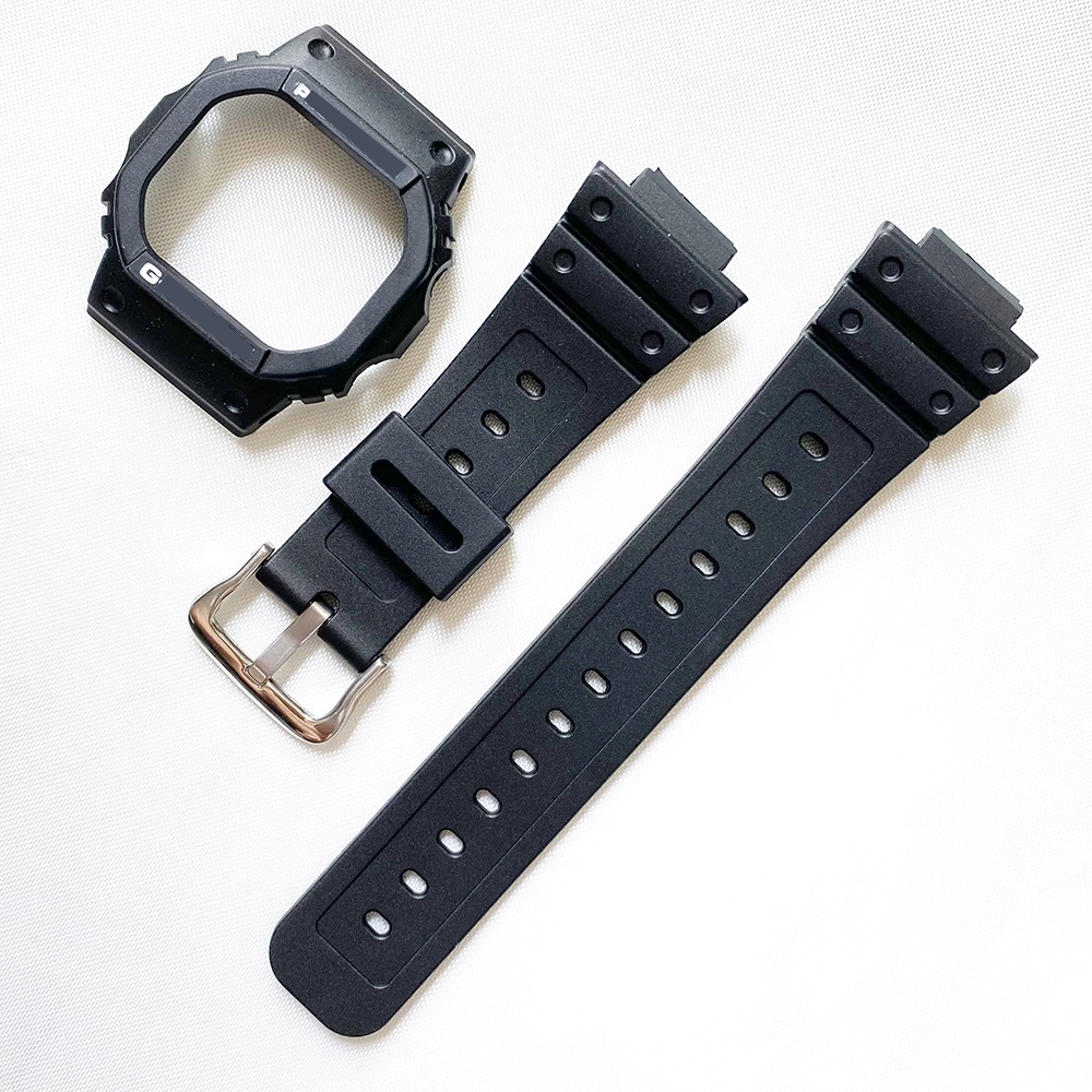 YIFILM Resin Watch Strap 16mm for Casio G-SHOCK DW5600 GW5035 GWX-5600 ...