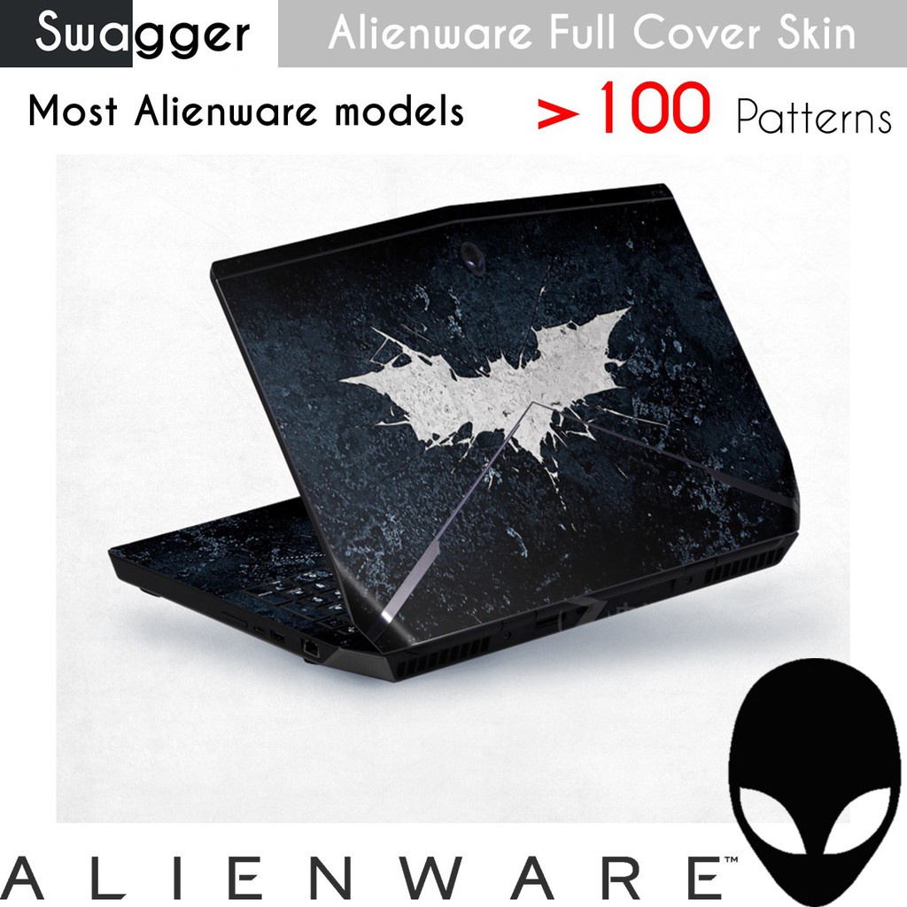 Swagger Alienware Laptop Customized Design Skin Wrap Sticker Full Cover ...