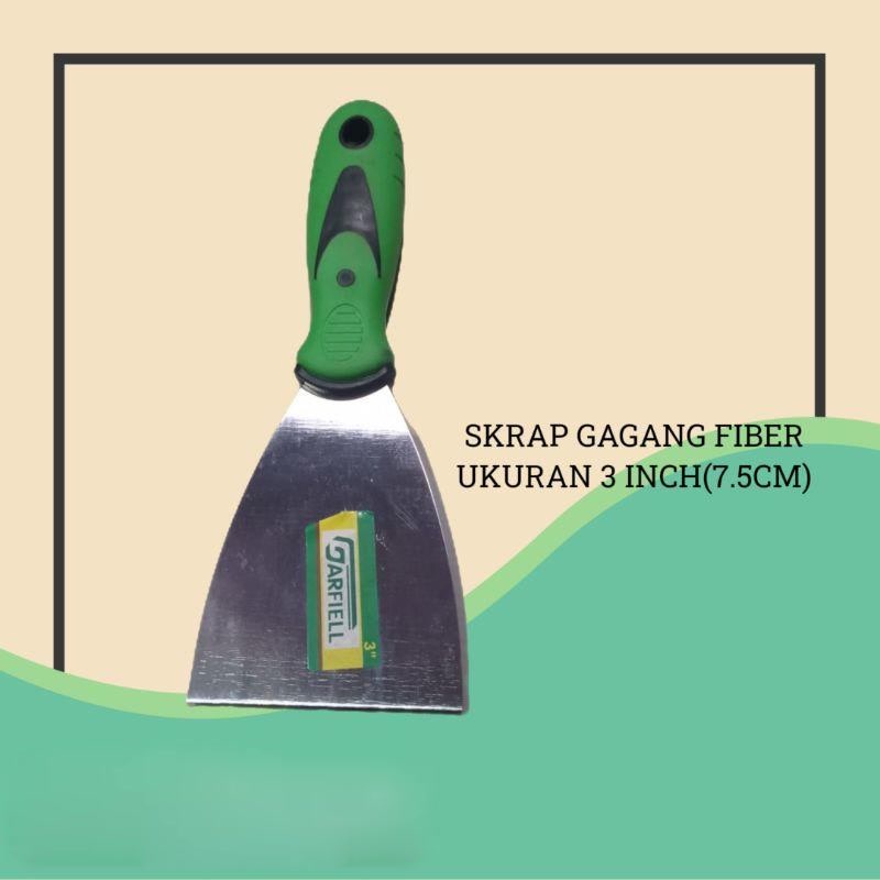 Scraper Kape scrap 3 inch viber fiber Plastic Handle scrap | Shopee ...