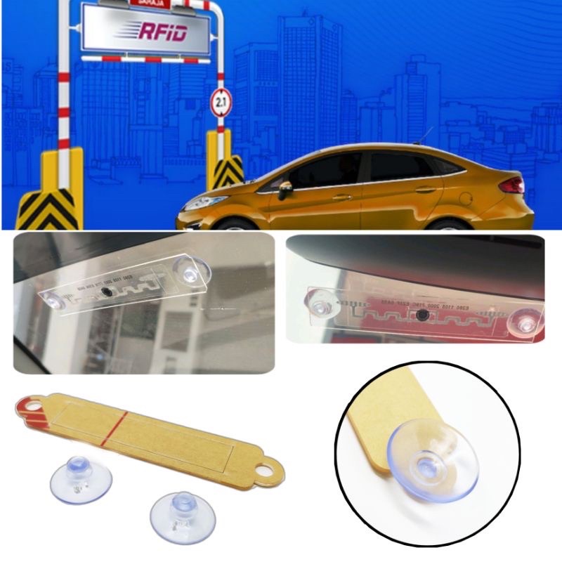 RFID Touch n Go TNG RFID Tag Sticker Smart Tag For Car | Shopee Philippines