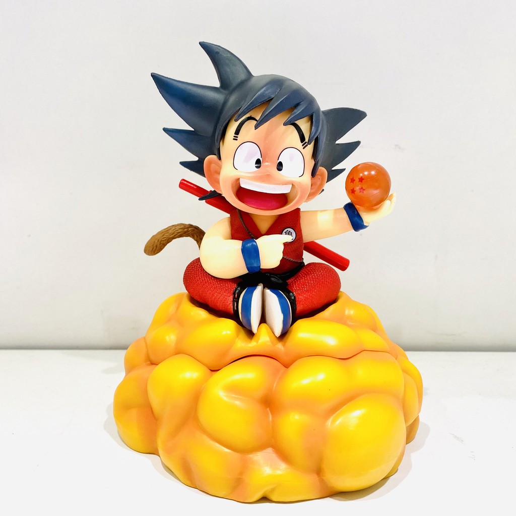 Son Goku Dragon Ball Model - 16cm High Riding Clouds Holding Dragon ...