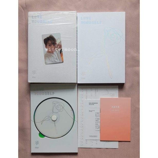 Booked BTS Love Yourself Her L Album Jungkook JK Photocard PC | Shopee ...