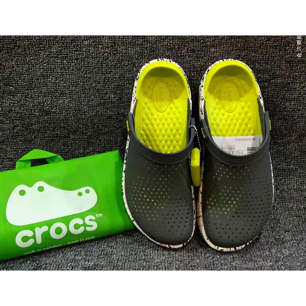 Crocs Literide Graffiti Camouflage Sandals | Shopee Philippines