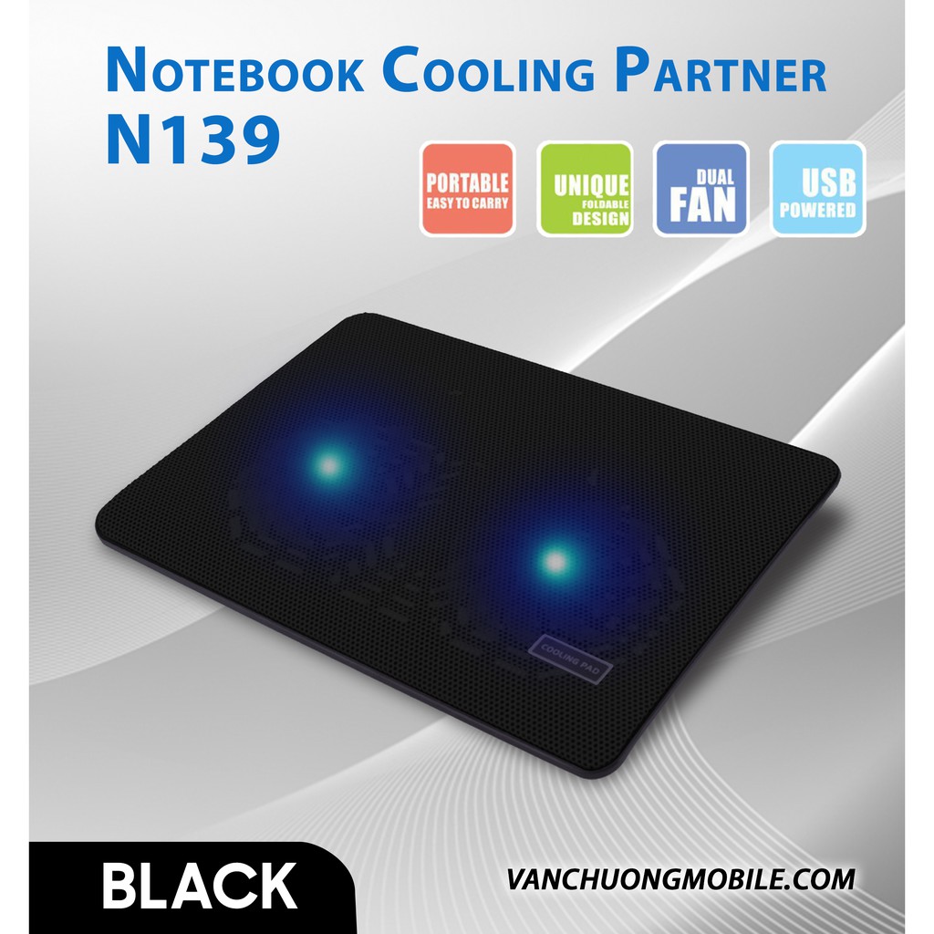 N139 NoteBook Cooling Partner black pink white | Shopee Philippines