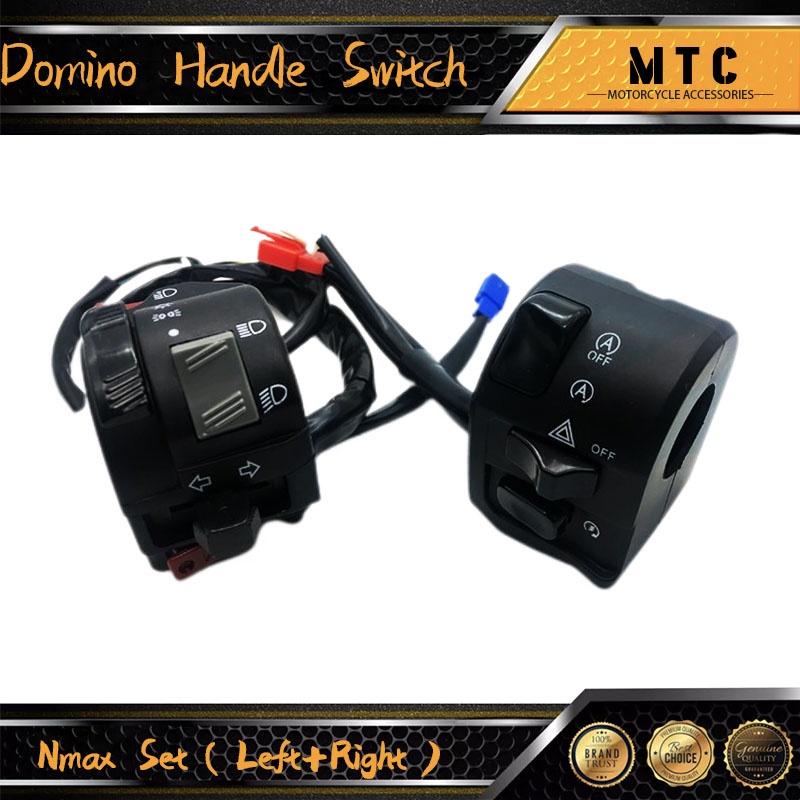 Domino Nmax Handle Switch Set OEM Set（Left+Right）With Flasher Relay ...