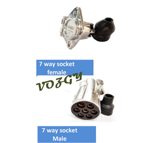 7 WAY SOCKET MALE/FEMALE LTCY BRAND | Shopee Philippines