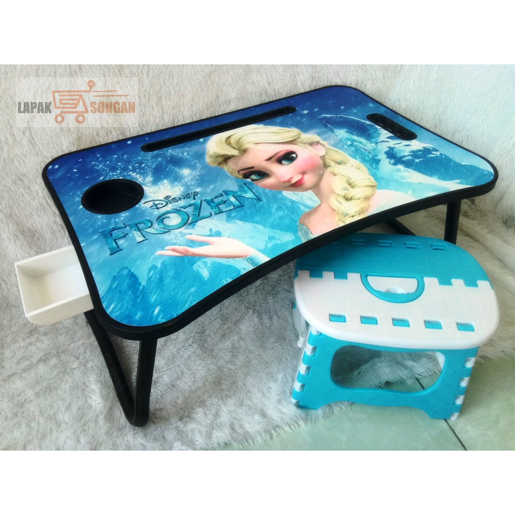 Character Folding Children's Study Table Set of Folding Chairs with ...