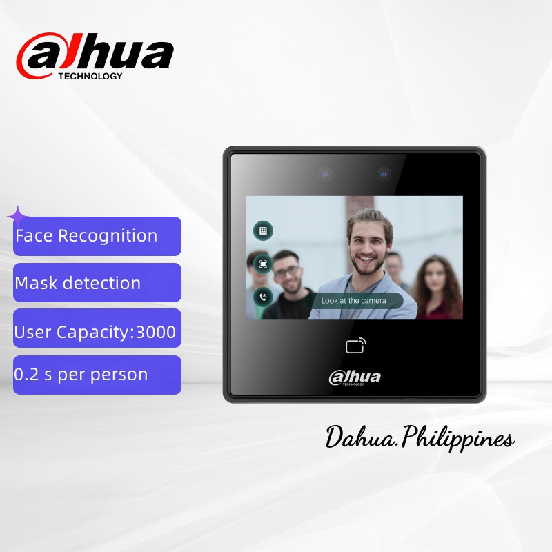 Dahua Face Recognition Attendance Machine 4.3 inch screen Electronic ...