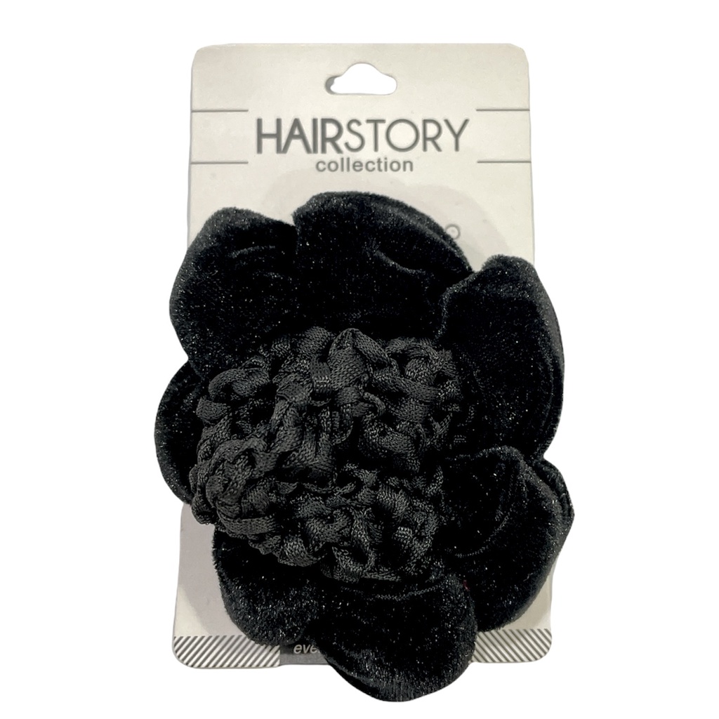 HAIRSTORY G73 Black Velvet Hair Net Bun | Shopee Philippines
