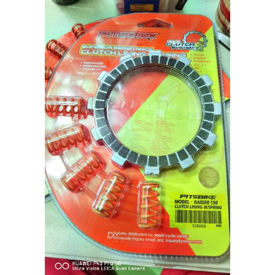 Clutch lining with spring Raider 150 Pitsbike Racing | Shopee Philippines
