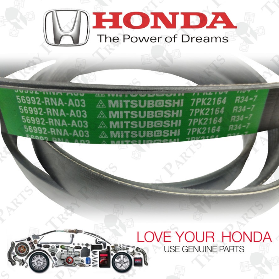 Honda Fan Belt 56992-RNA-A03 for Honda Civic FD SNA 1.8 - 7PK2164 ...