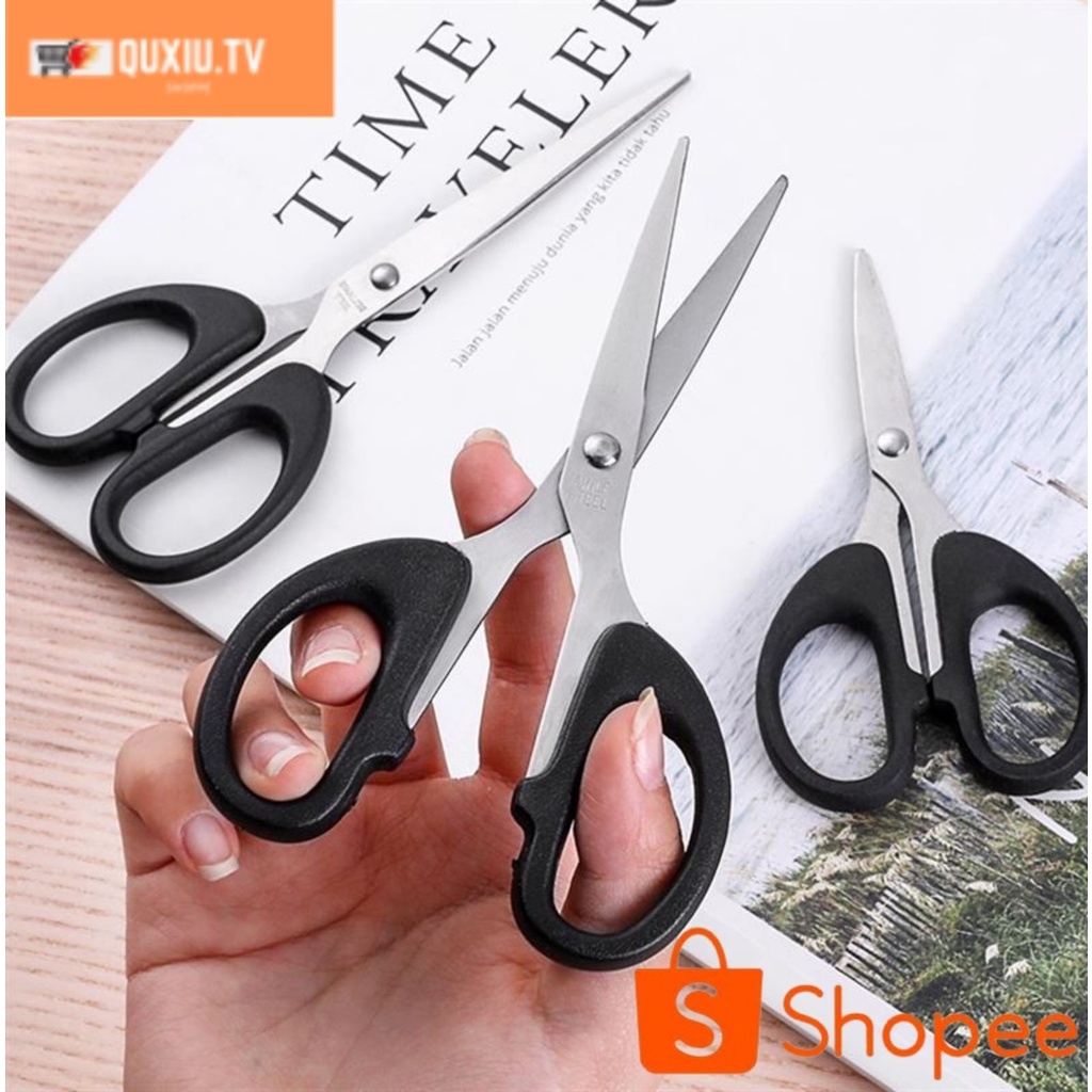 Office Scissors Student DIY Paper Cutter Home Kitchen Stainless Steel ...