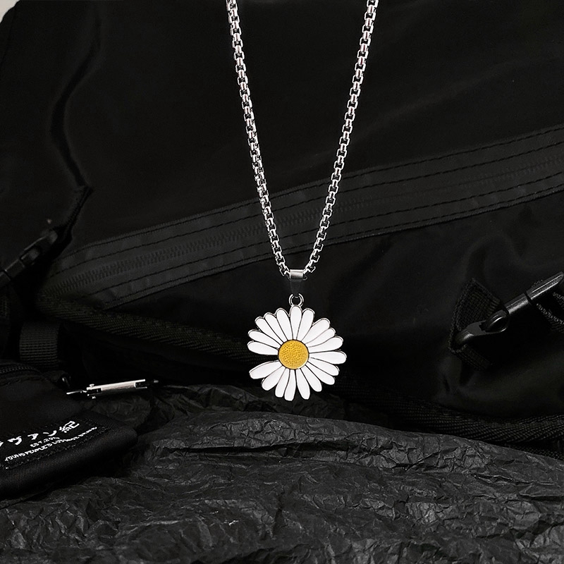 Small Daisy Necklace GD Same pmo Daisy Little Sun Flower Pendant Alloy ...
