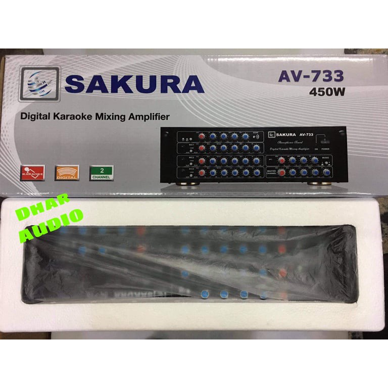 SAKURA AV-733 (ORIGINAL)DIGITAL KARAOKE MIXING AMPLIFIER 450 WATTS | Shopee Philippines