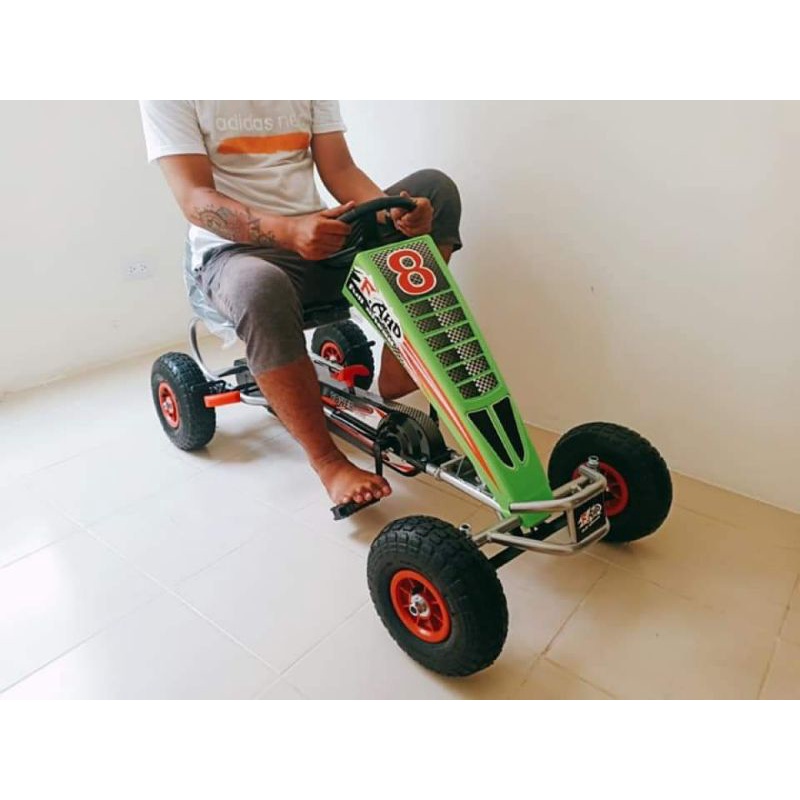 F8 PEDAL BIG GO KART RUBBER TIRES BIKE FOR KIDS AND TEENS | Shopee ...
