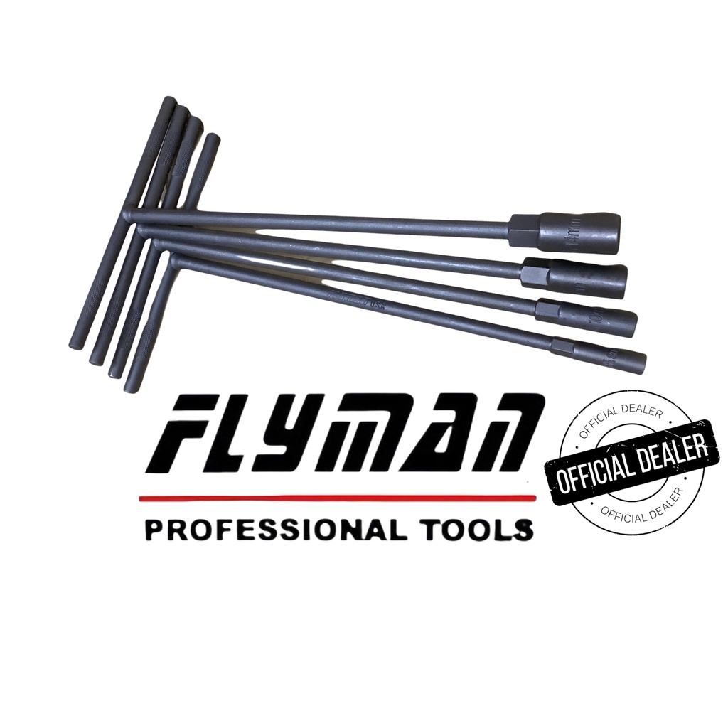 FLYMAN USA 4pcs T Wrench Set 8mm 10mm 12mm 14mm Long Arm Heavy Duty ...