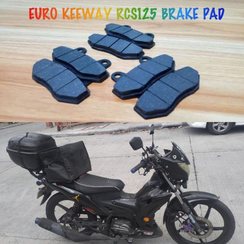 KEEWAY RCS125 BRAKE PAD (PLUG&PLAY) | Shopee Philippines